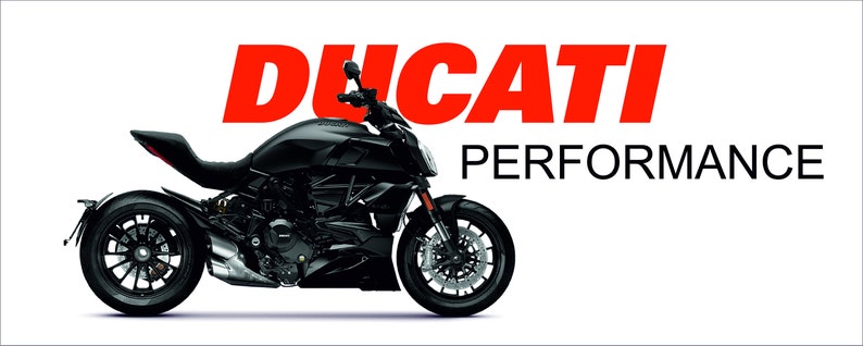 DUCATI Logo Banner Vinyl, Garage Sign,office or Showroom, Flag, Racing ...