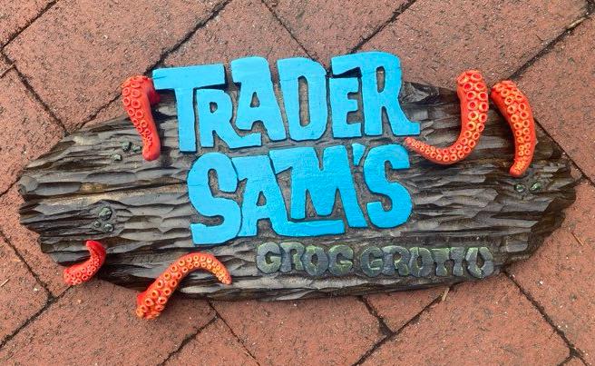 Walt Disney Trader Sam's Tiki Sign - Etsy