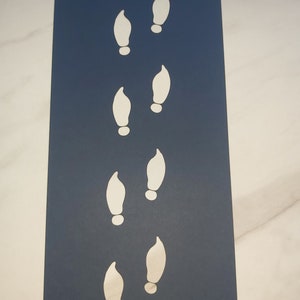 Santa Footprint Stencils, Snow Footprint, Santas Boots, Santa Clause ...