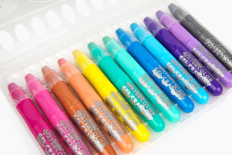 Sparkle Watercolor Gel Crayons - Etsy