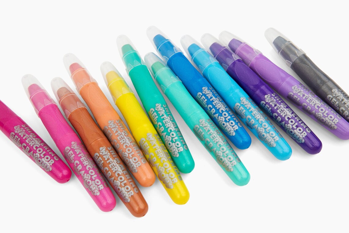 Sparkle Watercolor Gel Crayons - Etsy