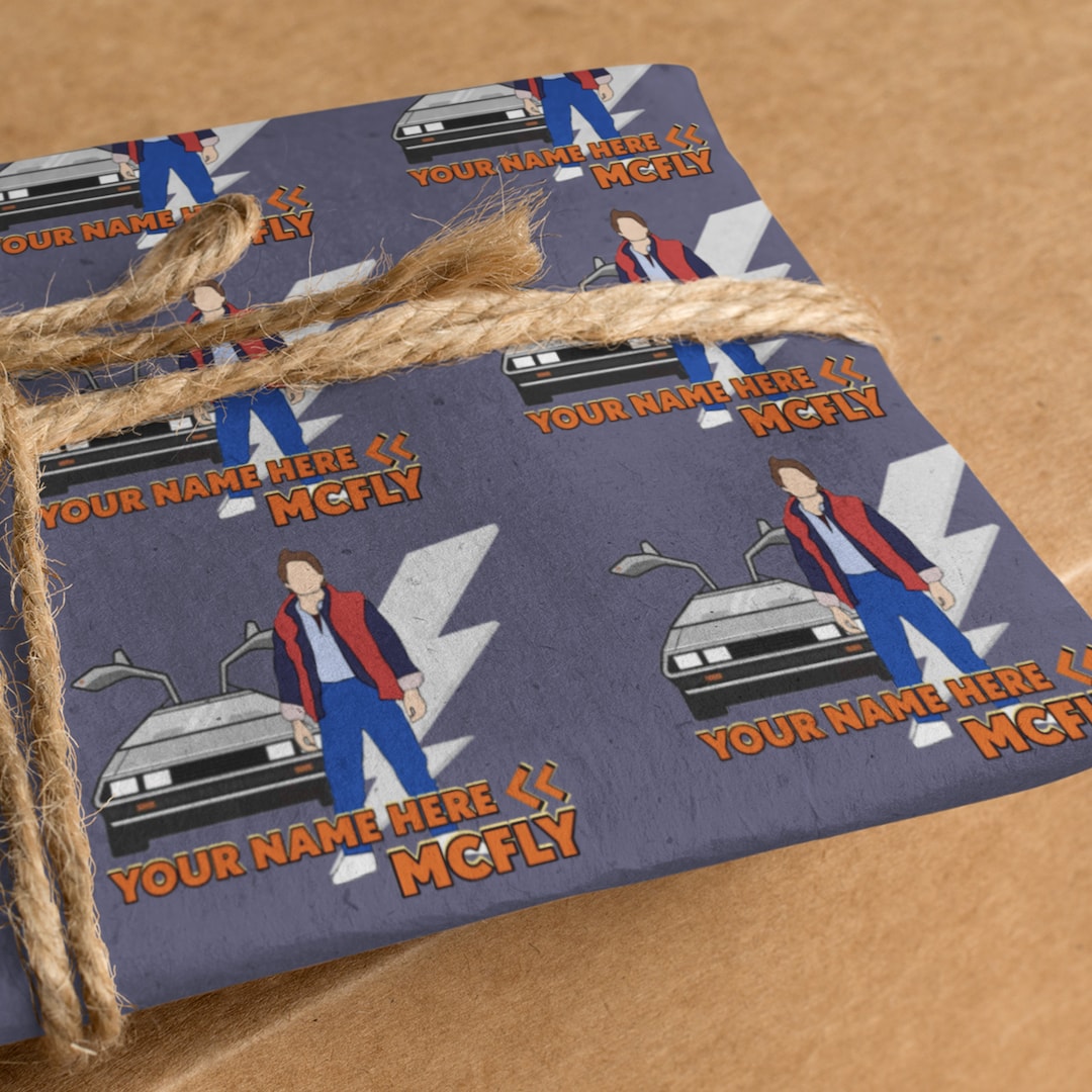 Back to the Future Personalized birthday Party Marty Mcfly Doc Brown ...