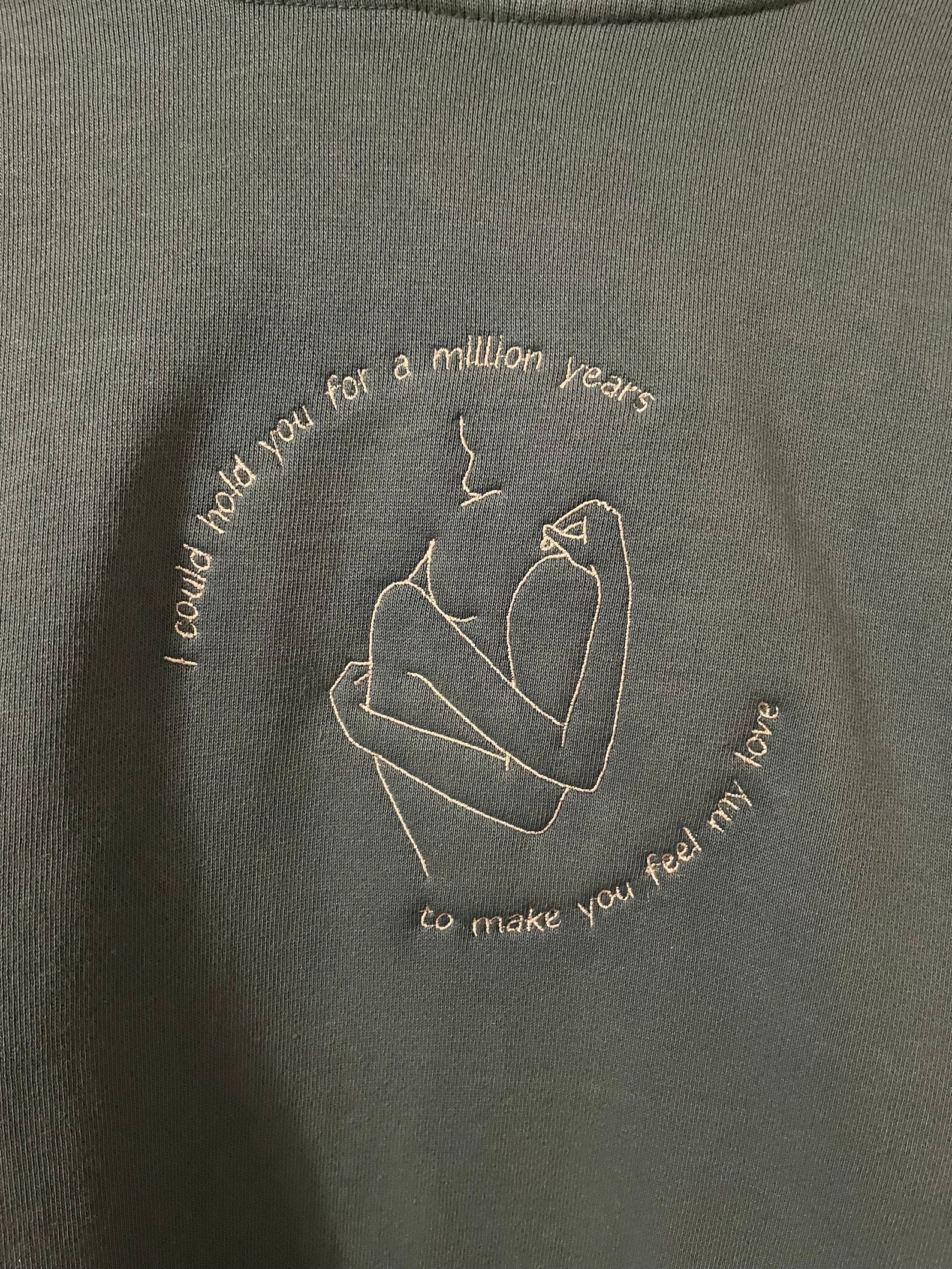 Embrace Line Art - Machine Embroidery Design - Etsy