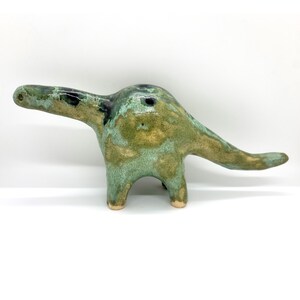 Diplodocus Figurine in Natural Clay, Dinosaur Figurine - Etsy