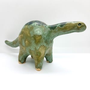Diplodocus Figurine in Natural Clay, Dinosaur Figurine - Etsy