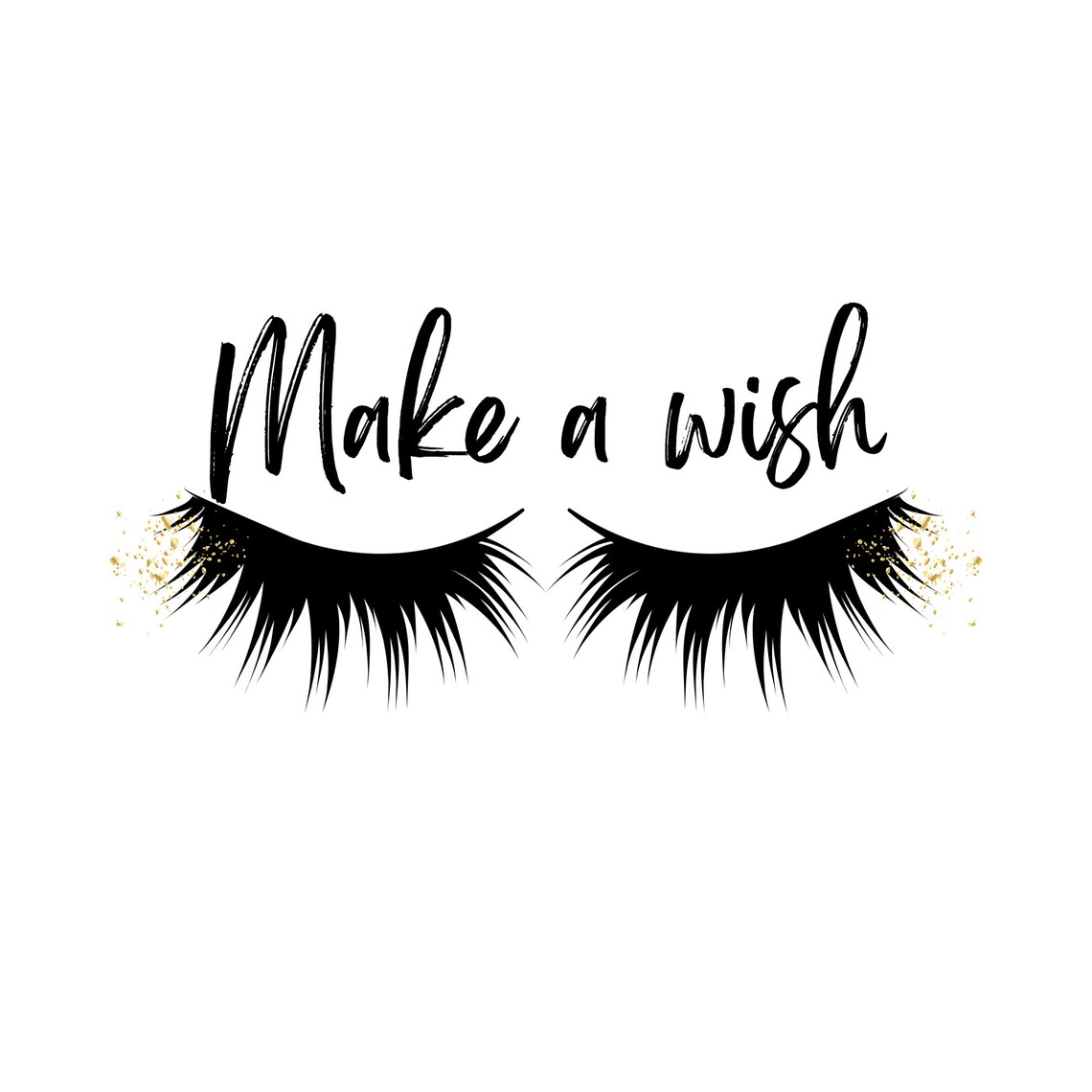 PNG | Sublimation | Make A Wish | Glitter Lashes - Etsy