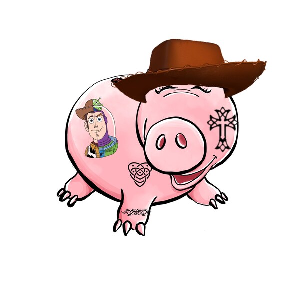 Toy Story Pig Svg - Etsy