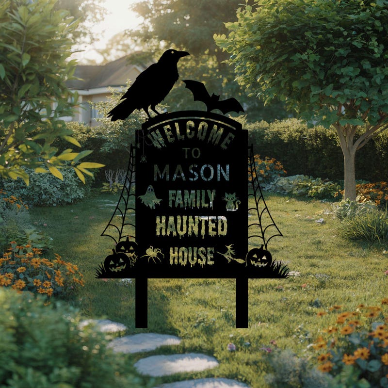 Spooky Cemetery Signs - Etsy