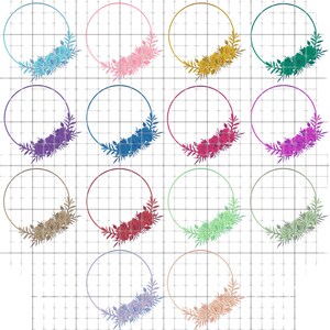 Floral Ring Backdrop Overlays, Maternity Overlays for Photoshop, Ring ...