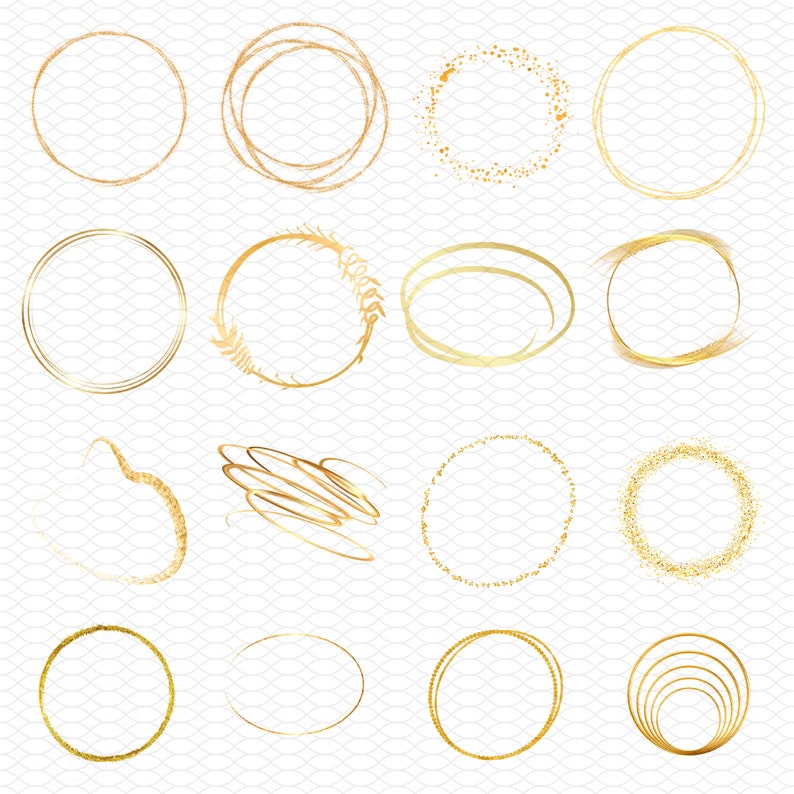 Silver and Gold Ring Overlays for Photoshop, Maternity Ring Overlays ...