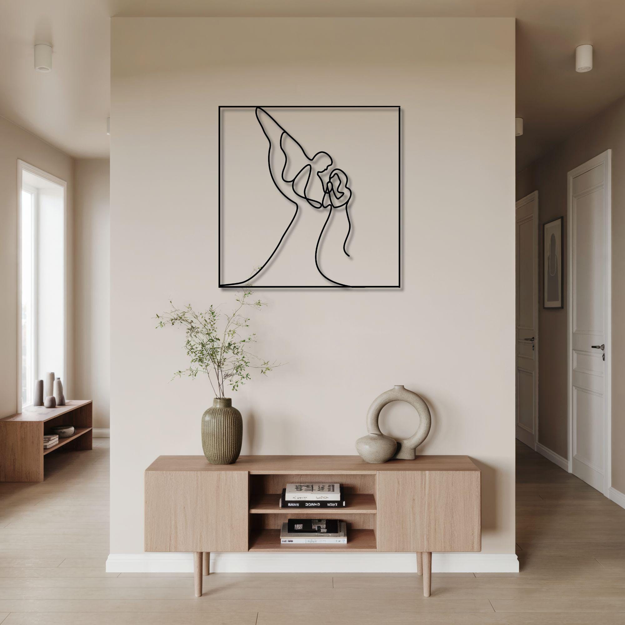 Virgin Mary & Holy Spirit Metal Wall Art: Christian Home Decor - Etsy