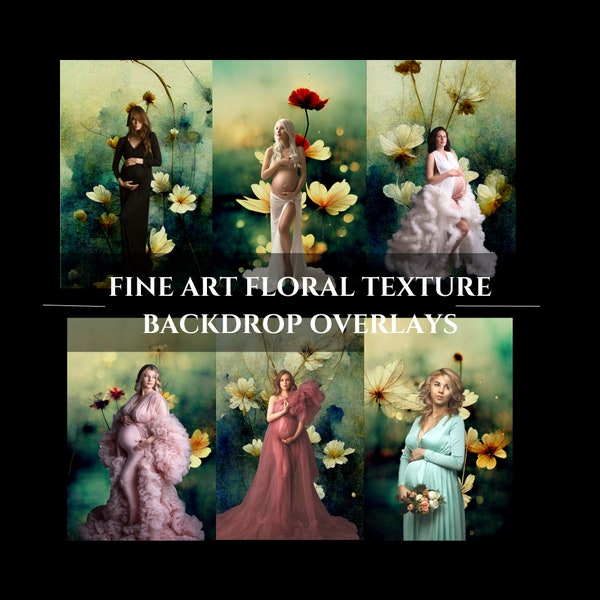 Floral Texture Photoshop Etsy