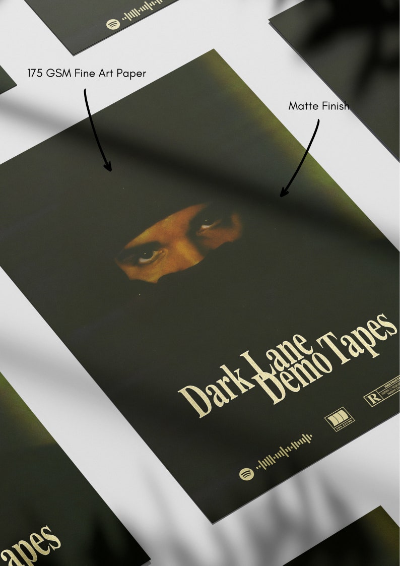 Drake Dark Lane Demo Tapes Poster, Drake Album, Drake Designs, Drake ...