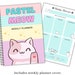 Pastel Cat Notepad, Weekly Planner Printable Template, PDF Weekly ...