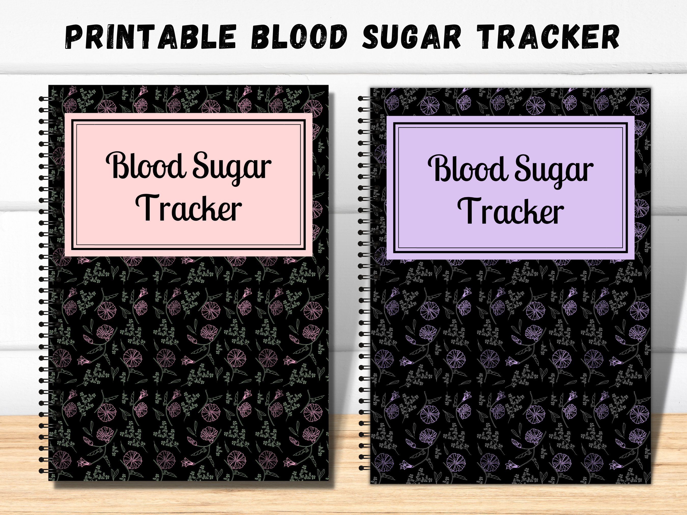Blood Sugar With Blood Pressure Tracker, Printable Medical Tracker for ...