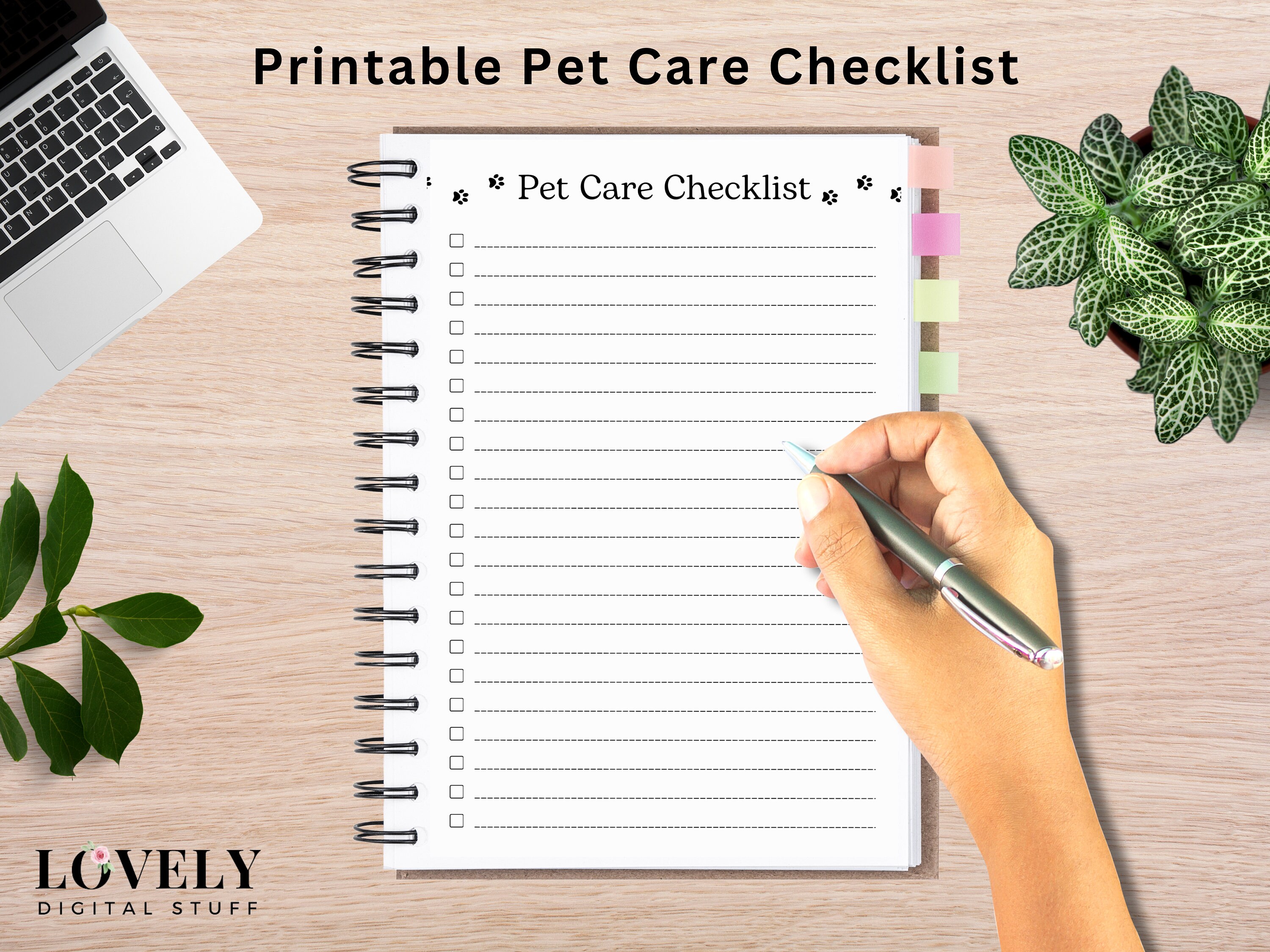 Pet Care Checklist, Printable Pet Care Template, New Dog Checklist, Dog ...