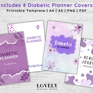 Diabetes Planner, Printable Health Journal, Glucose Tracker, Insulin ...