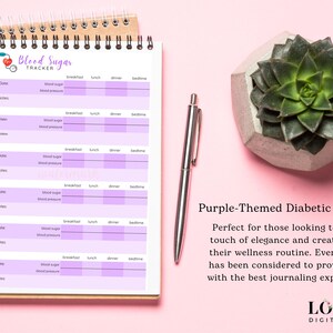 Diabetes Planner, Printable Health Journal, Glucose Tracker, Insulin ...