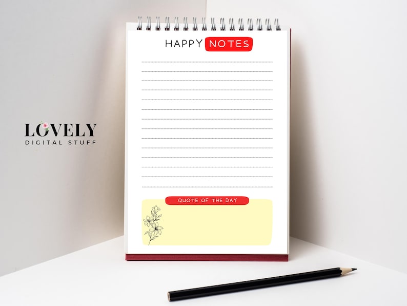 Printable Red Theme Planner Template, 10 Layouts, Instant Download ...