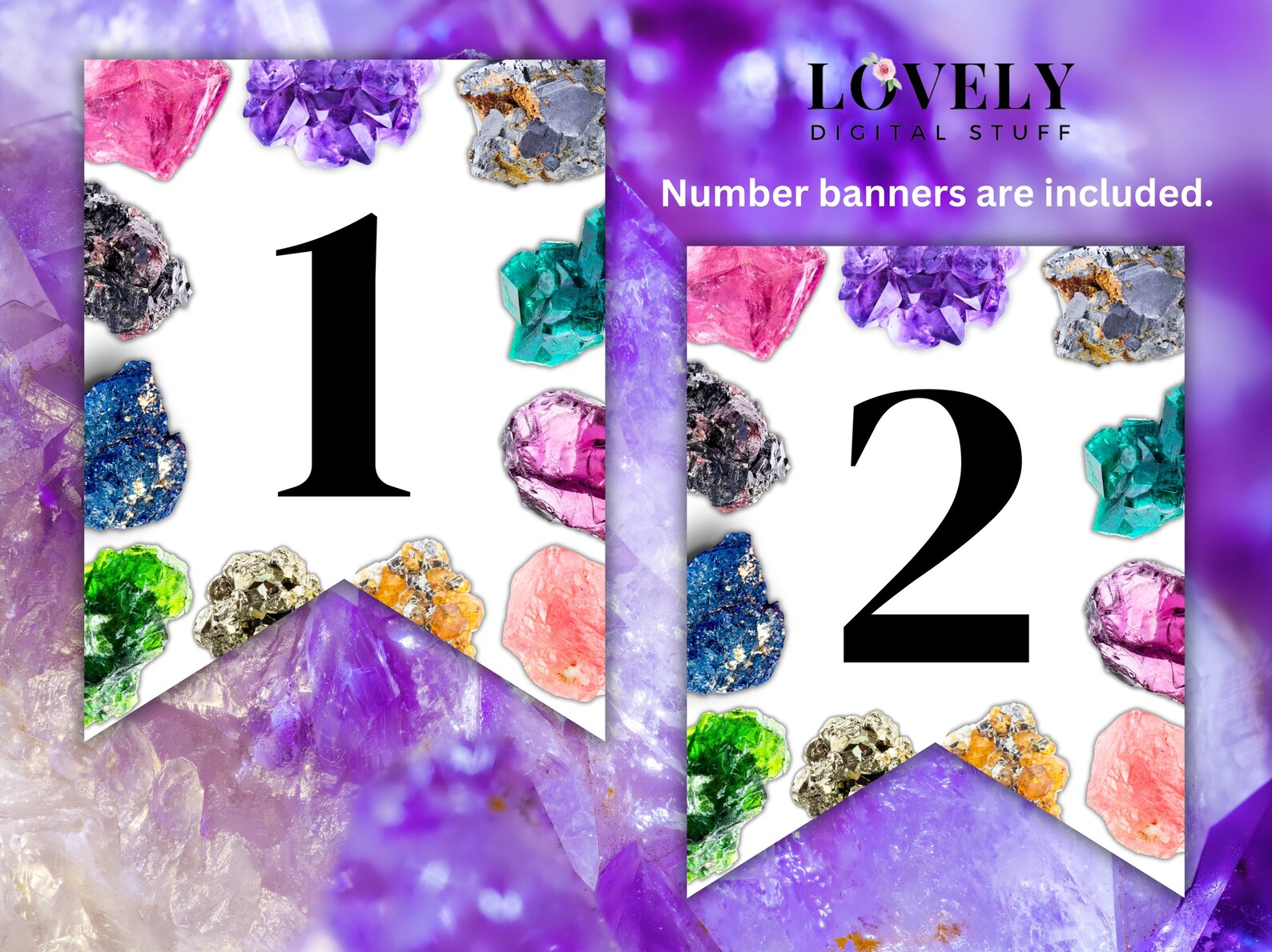 Geology Happy Birthday Banner, Party Banner Template PDF, Printable ...