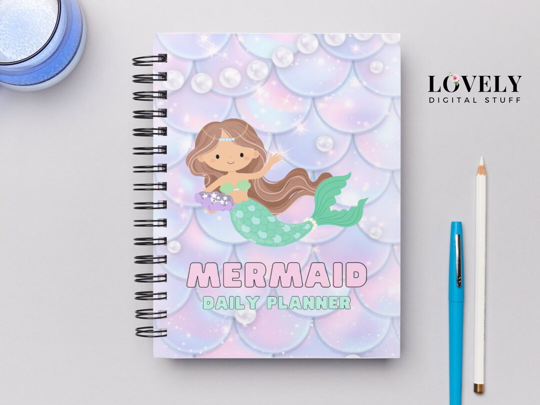 Mermaid Daily Planner Pdf, Printable Daily Planner, Daily Planner ...