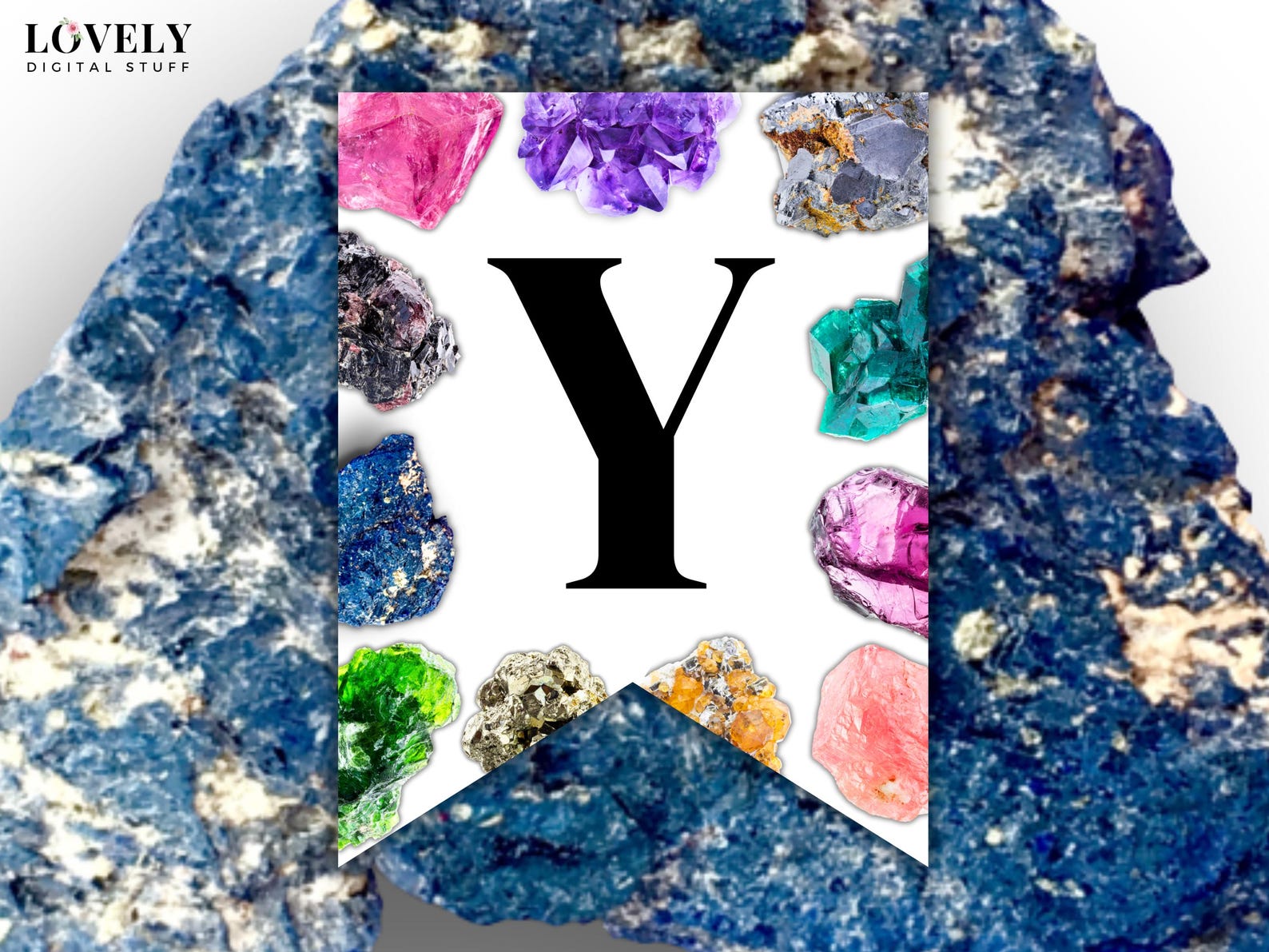 Geology Happy Birthday Banner, Party Banner Template PDF, Printable ...