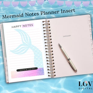 Mermaid Daily Planner Pdf, Printable Daily Planner, Daily Planner ...