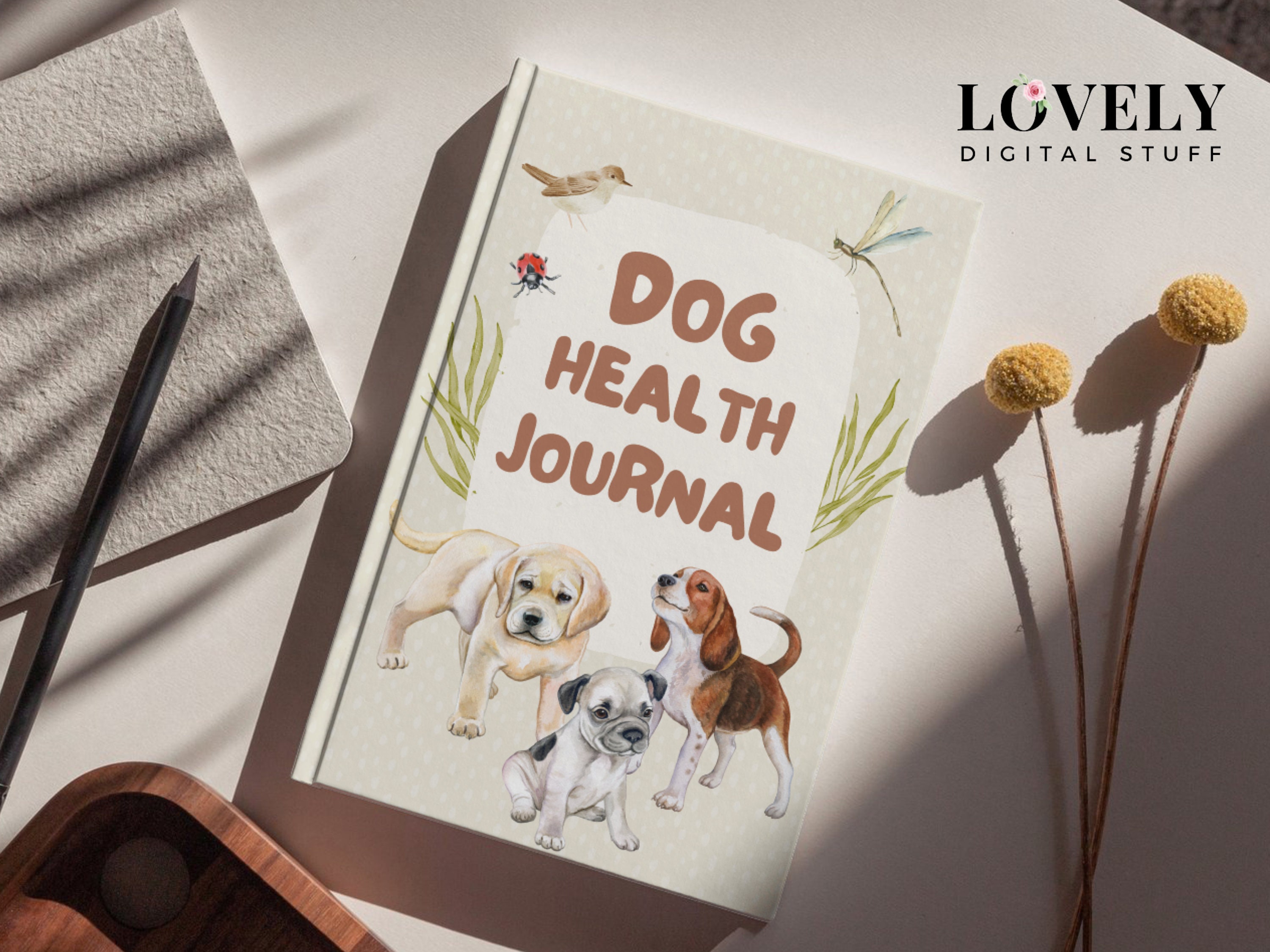 Printable Pet Planner, Dog Health Record, Veterinary Visit, Vet ...