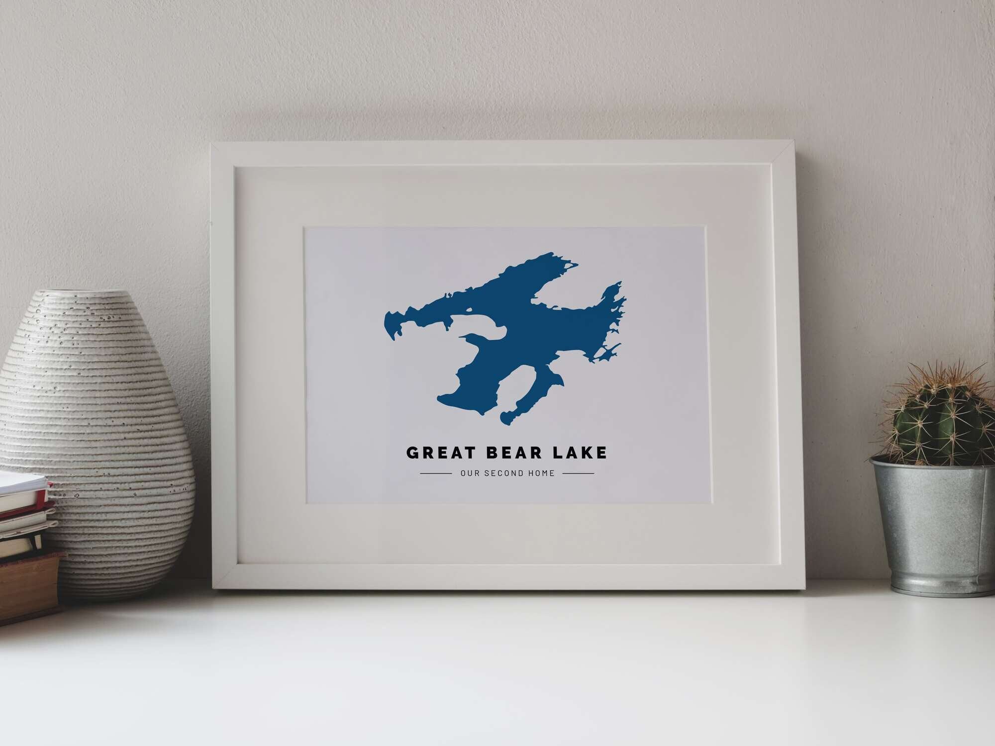 Digital Custom Lake Print Personalized Lake Map Lake Home Decor ...