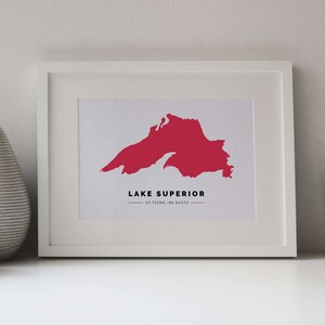 Digital Custom Lake Print | Personalized Lake Map | Lake Home Decor ...
