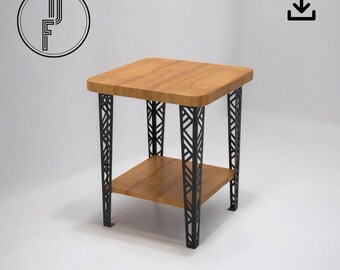 Metal Table Leg, DIY Table Leg, Coffee Table Leg, Welding Project, Dxf ...