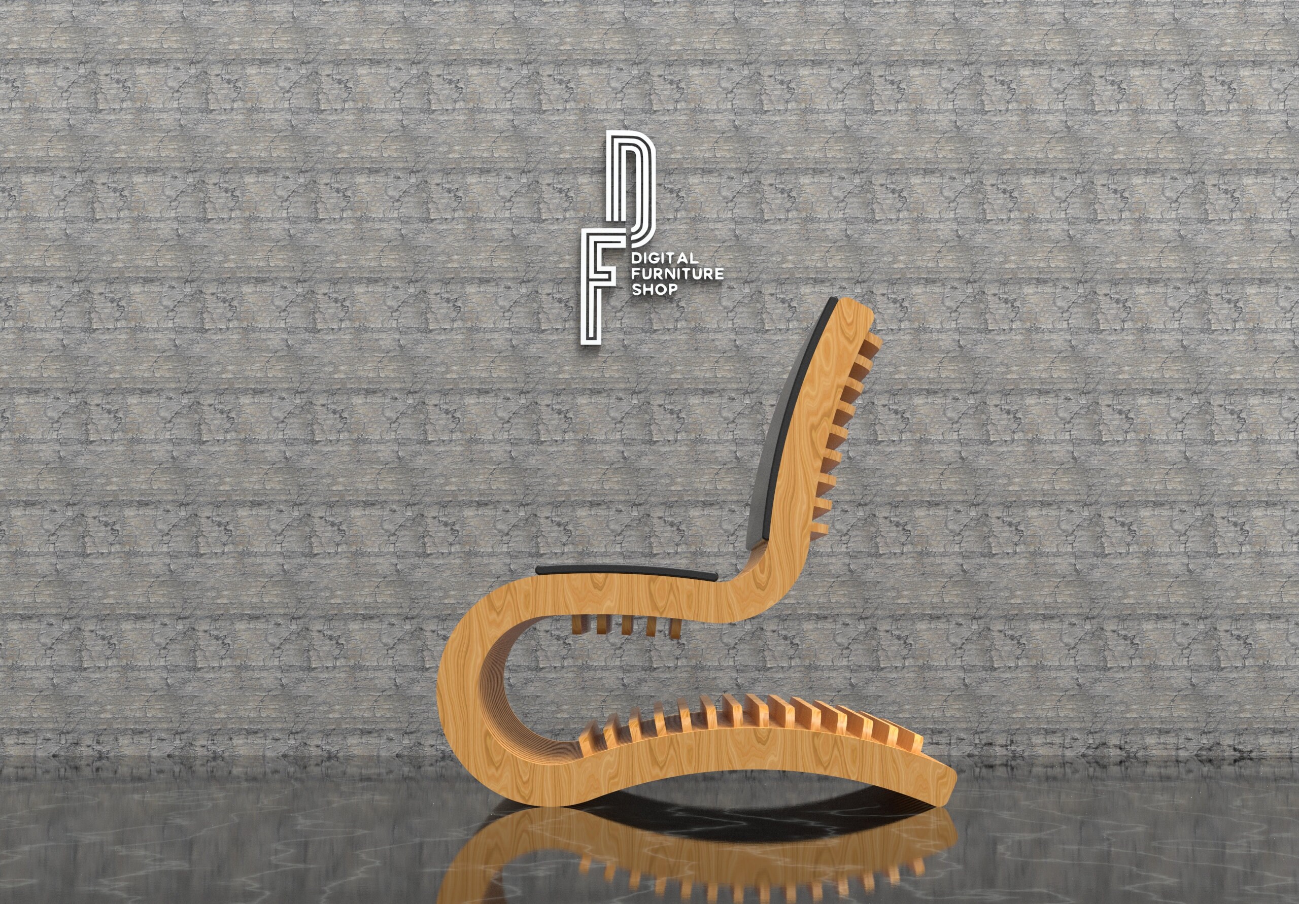 Parametric Chair Digital Parametric Furniture Easy Assemble - Etsy