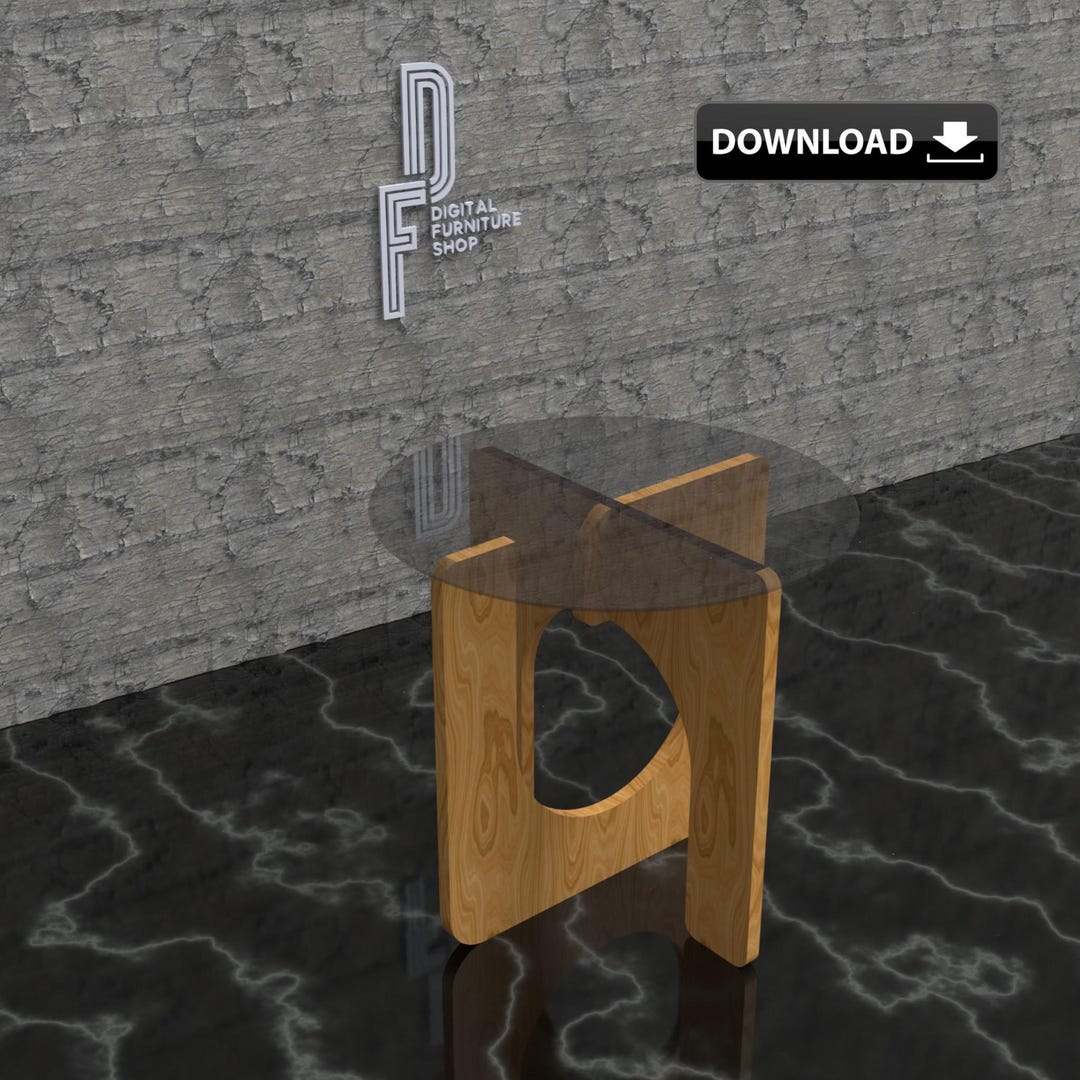 Minimalist Coffee Table Digital Plan | CNC & Laser Cut Files | DIY ...