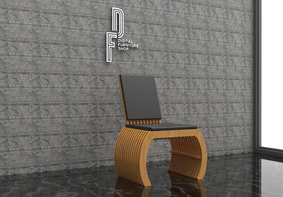 Parametric Chair, Digital Parametric Furniture, Easy Assemble DIY CNC ...