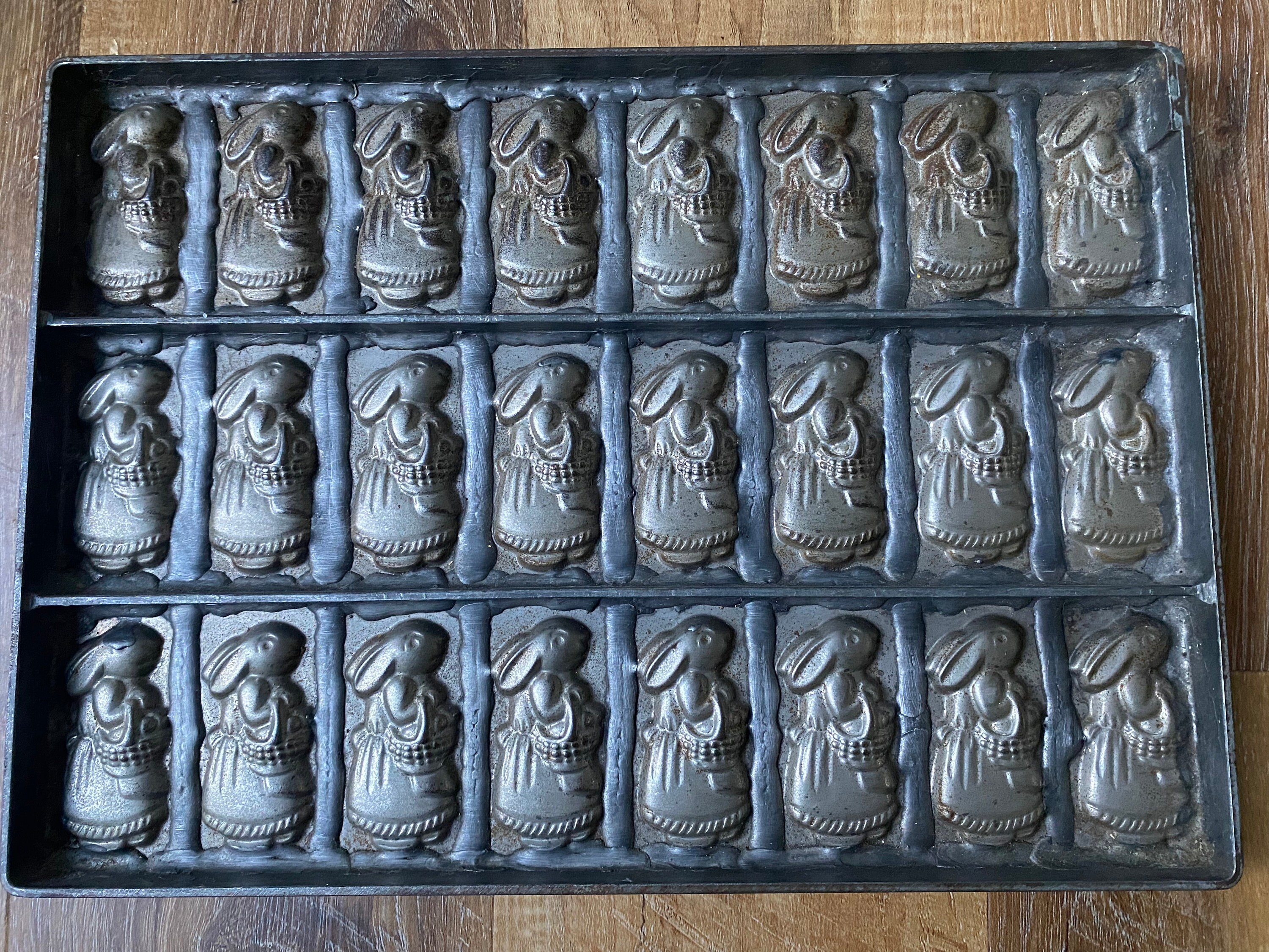 Antique Rabbit Chocolate Mold - Etsy