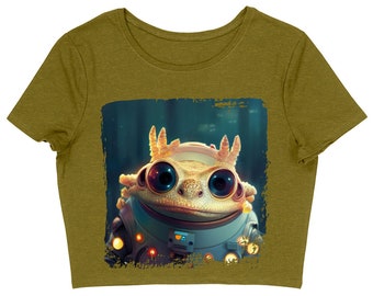 Funny Frog Crop Top - Etsy