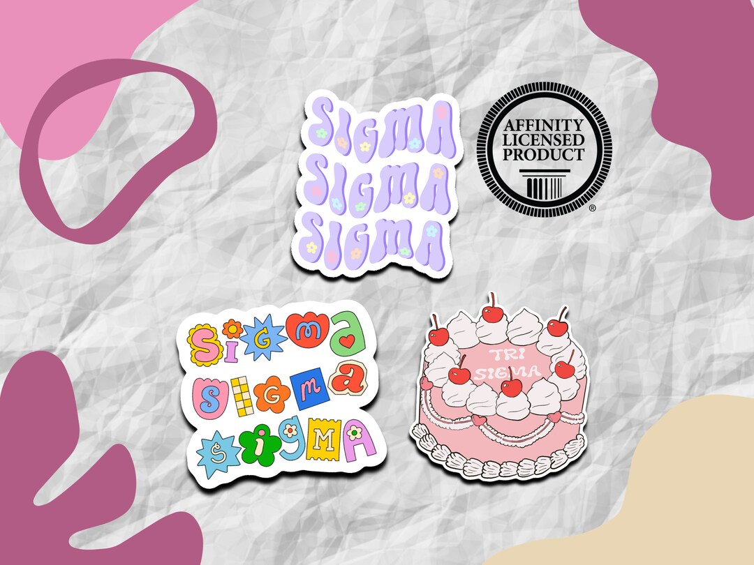 Sigma Sigma Sigma | Custom Sorority Vinyl Stickers | Sorority Stickers ...