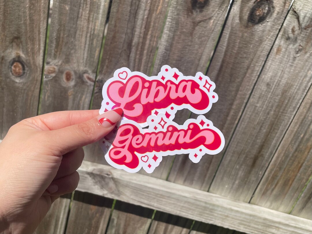 Zodiac Sign Holographic Sticker | Die Cut | Weatherproof Holographic ...