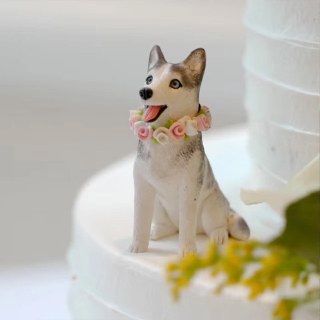 Husky Birthday Cake Toppers,cake Decorations,wedding Cake Toppers,party ...