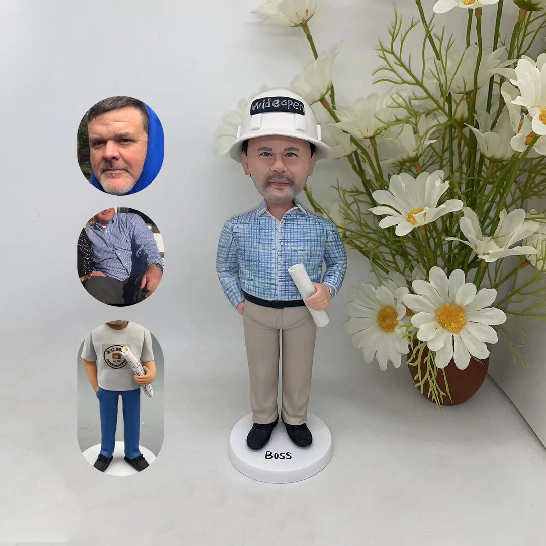 Custom Worker Bobblehead Personalized 3D Statue Gifts for - Etsy