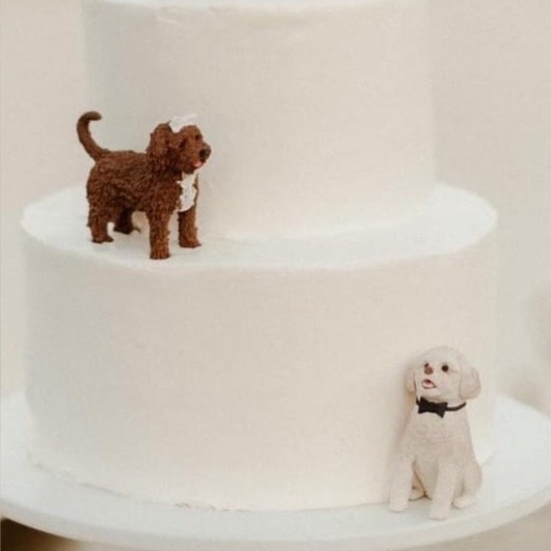 Custom Dog Cake Toques,custom Pet Statues, Pet Cakes,wedding Cake ...