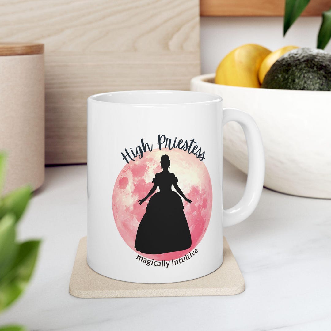 Tarot Mug, High Priestess Coffee Cup, Magic Tea Mug, Mystic Drinkware ...