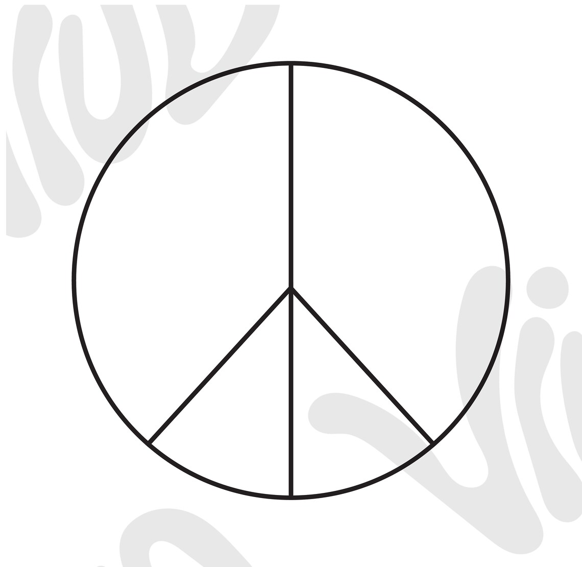 Peace Sign SVG, PNG, DFX, Peace Sign Svg Cricut, Peace Sign Clipart ...