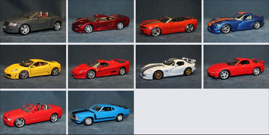 Various 1:24 Scale Diecast Collector Cars Maisto Jada - Etsy