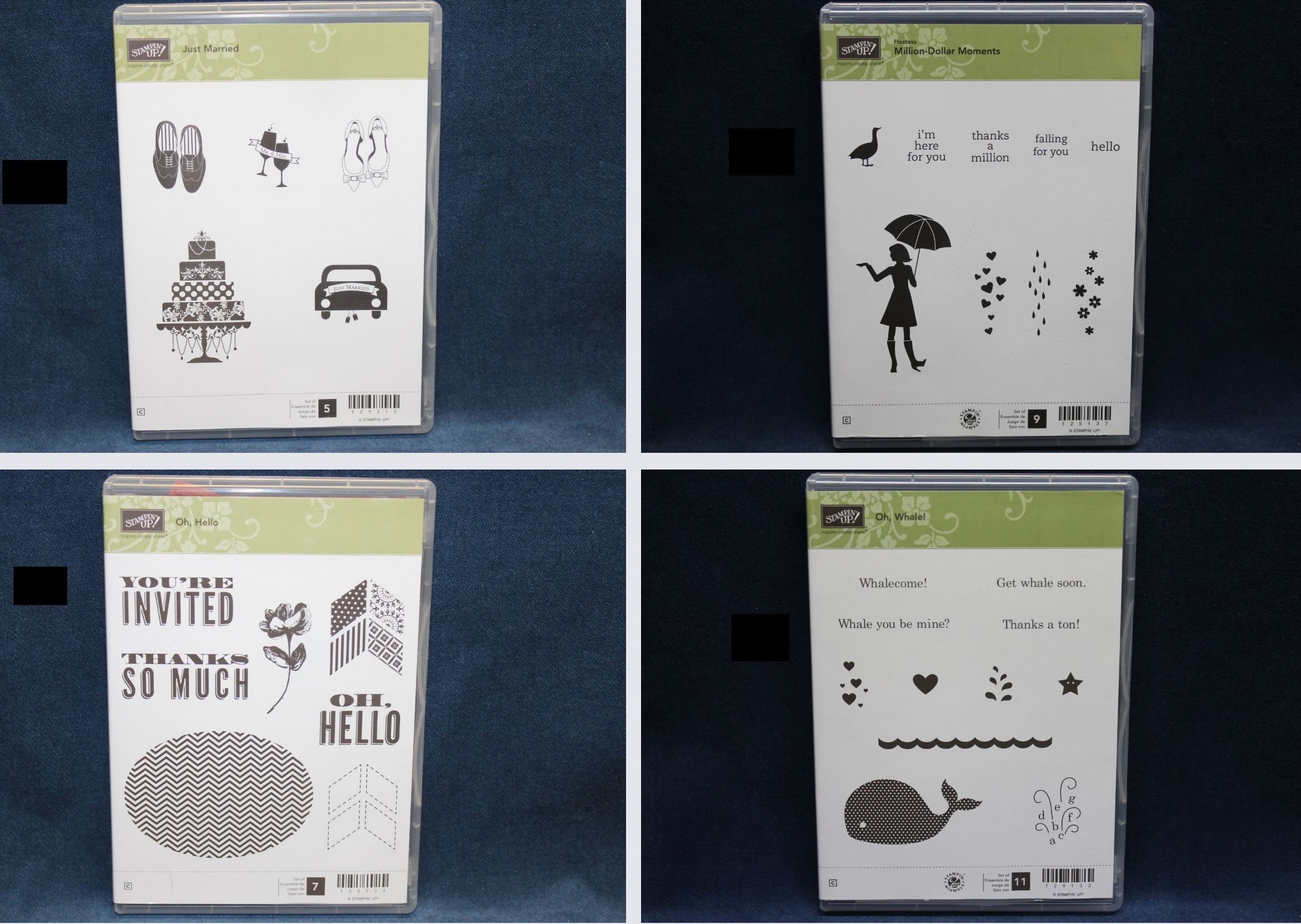 Stampin' up Stamp Sets Choose Your Sets Variety Stamp Sets, Themed ...