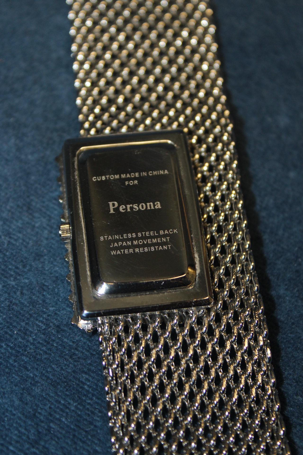 Persona Rectangular Face Ladies Watch With 26 Cubic Zirconias - Etsy