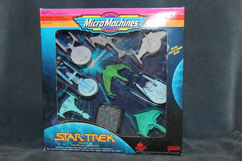 Micro Machines Collector Star Trek Movie and TV Adventures - Etsy