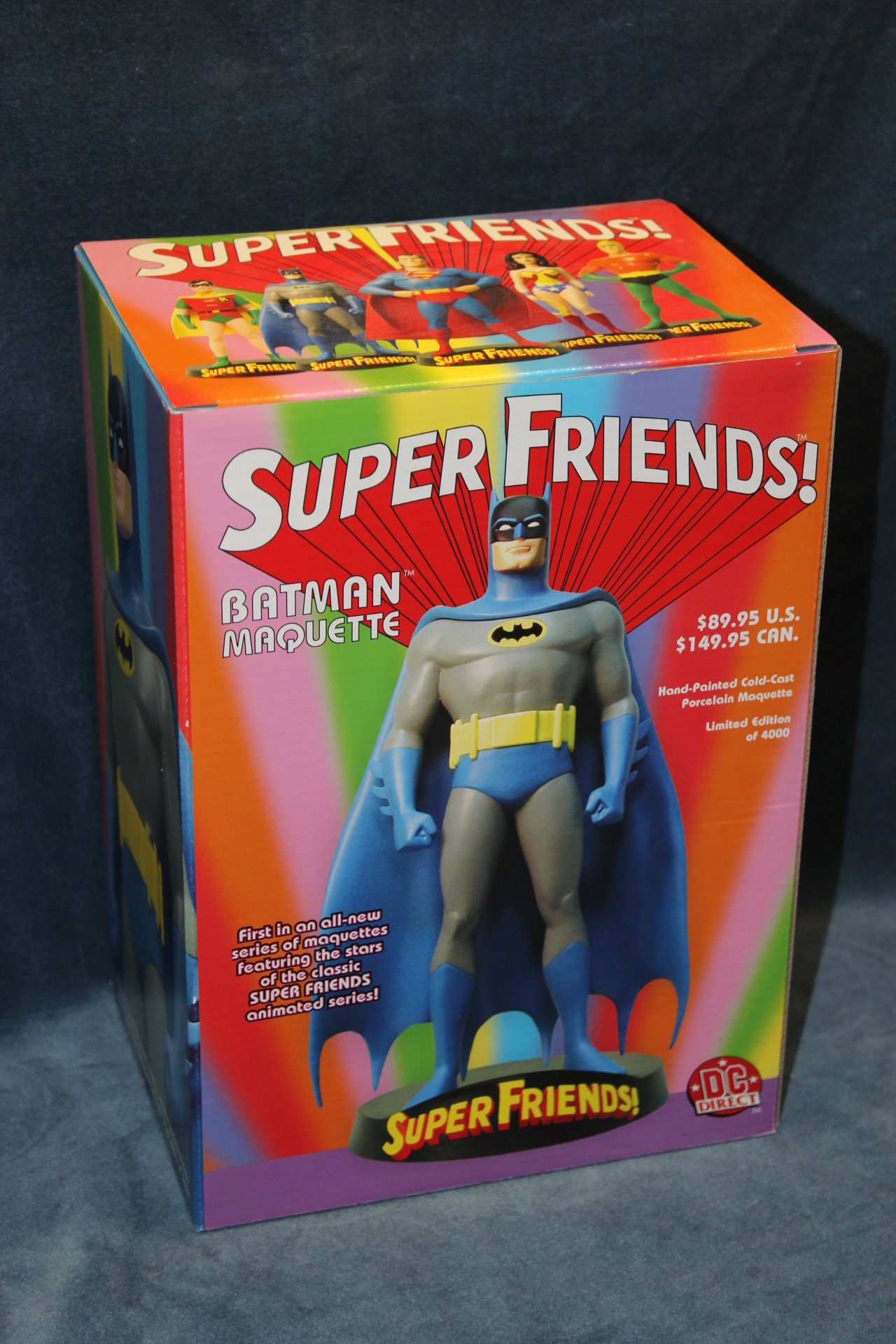 DC Comics Batman Maquette Super Friends Statue Retro Vintage 60 Batman ...