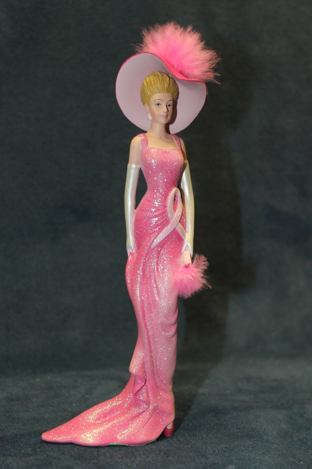 Shimmering Blush Lady Figurine Sparkling Hope Bradford Exchange - Etsy