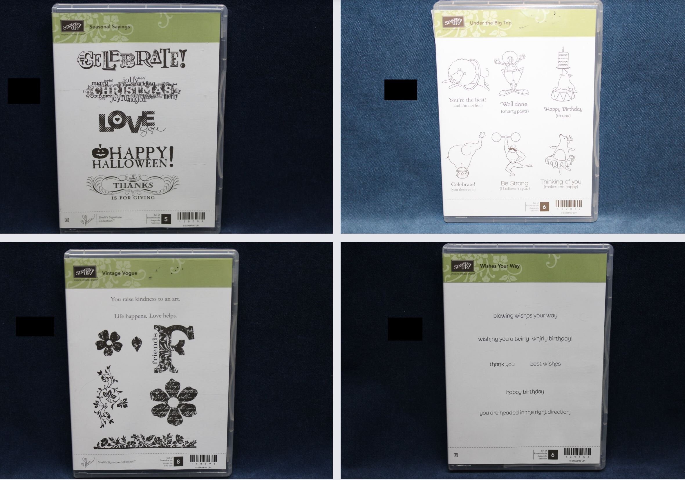 Stampin' up Stamp Sets Choose Your Sets Variety Stamp Sets, Themed ...